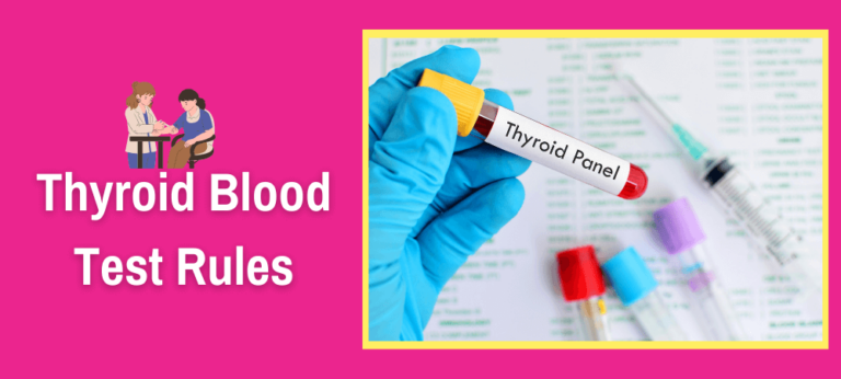 Thyroid Blood Test Rules that you should know